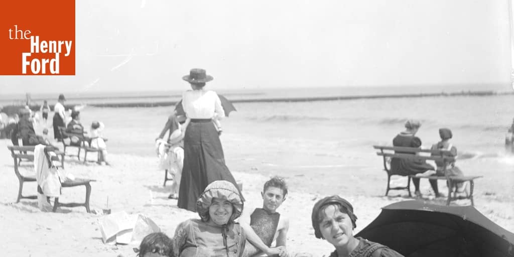 Coney Island, Group on Sand, 1890-1915 - The Henry Ford
