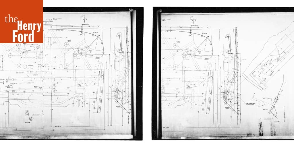 Drawing, "Dash," Ford Automobile, 1932 - The Henry Ford