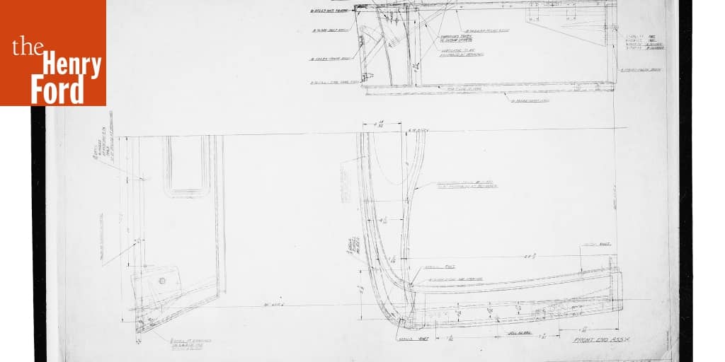 Drawing, "Front End Assembly," Ford Automobile, May 31, 1932 - The ...