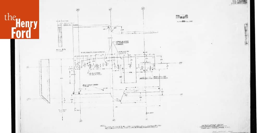 Drawing, "Insulator - Dash," Ford GPW, March 6, 1944 - The Henry Ford