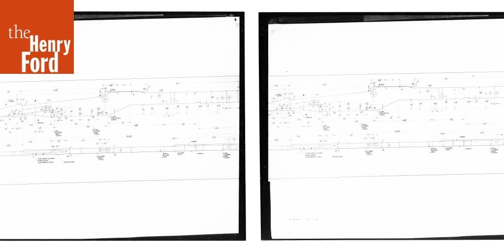 Drawing, "Floor Side Sill Rear Ass'y.," Ford Model A, January 25, 1932 ...