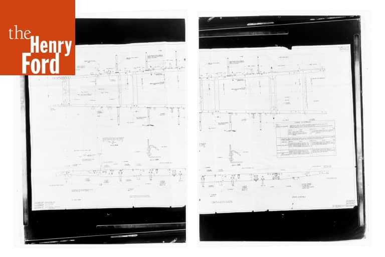 Drawing, "Frame Assembly," Ford Model AA Truck, June 30, 1930 - The ...