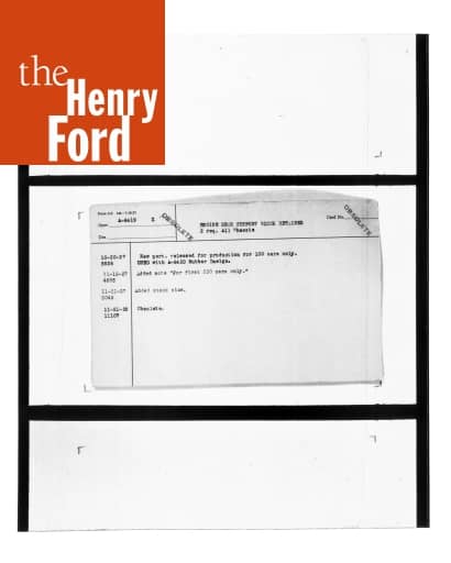 Engineering Release Notes, Engine Rear Support Block, Ford Model A ...