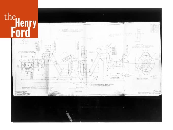Drawing, "Crank Shaft," Finish Size, Ford Model T, October 21, 1926 ...