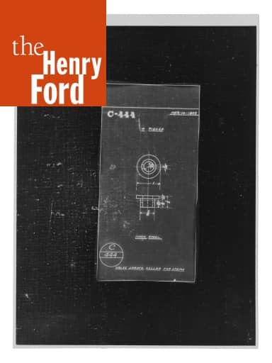 Drawing, "Rear View Mirror," Ford Model A, April 18, 1929 - The Henry Ford