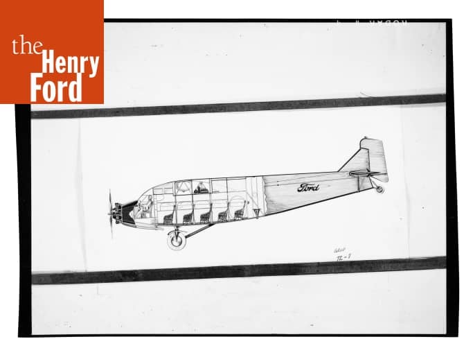Cutaway Drawing of a Ford Tri-Motor (4-AT) - The Henry Ford