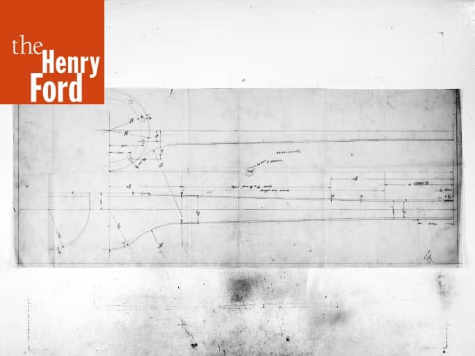 Drawing, Rear Axle Housing, Ford Model T, January 11, 1921 - The Henry Ford