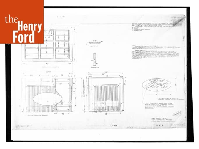 Drawing, "Battery Case," Ford Automobile, December 21, 1938 - The Henry ...