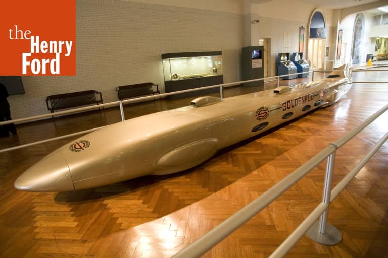 1965 Goldenrod Land Speed Race Car in Henry Ford Museum, September 2007 ...