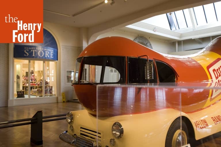 1952 Oscar Mayer Wienermobile on Exhibit in Henry Ford Museum, April ...