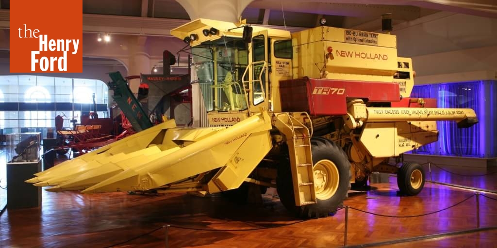 New Holland TR70 Axial Flow Combine, 1975 - The Henry Ford