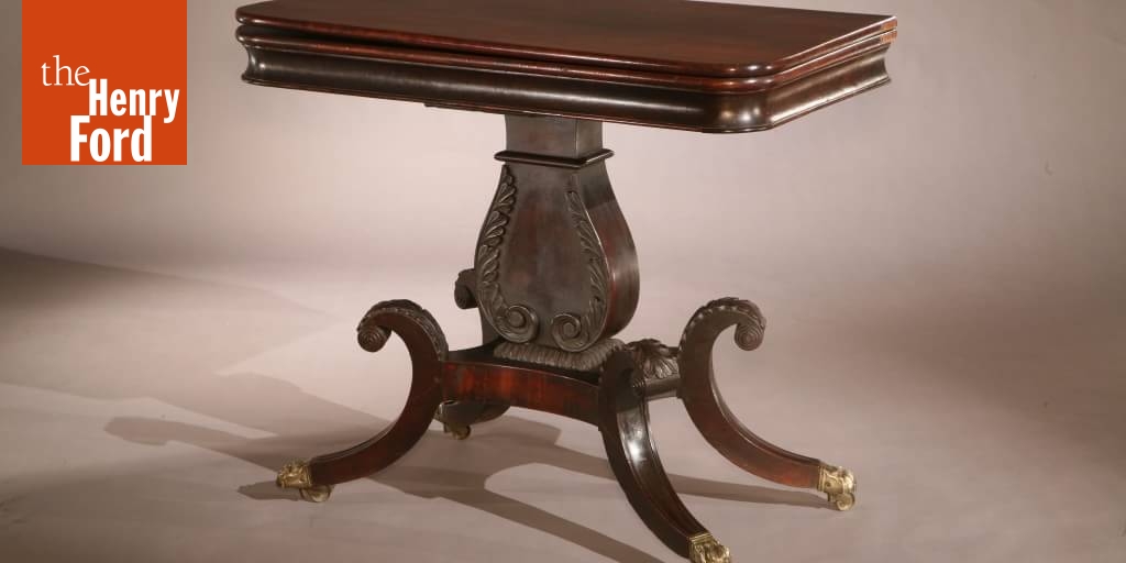 Center Table, Used in Abraham Lincoln's Springfield, Illinois Home ...