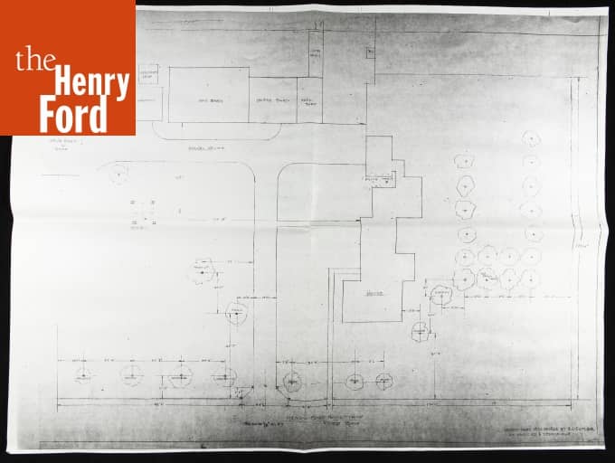Layout Map of Ford Road and Greenfield Road, Dearborn, Michigan, 1920 ...