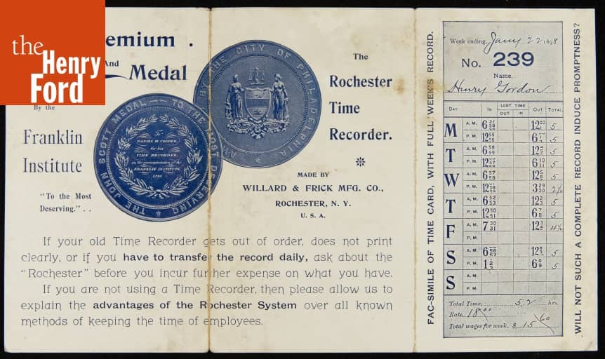 Trade Catalog for Willard & Frick Manufacturing Company, "Rochester ...