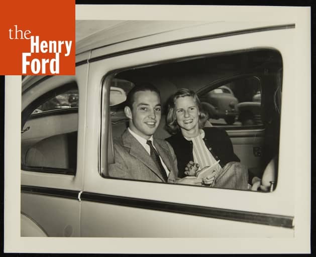 William Clay Ford and Martha Firestone Obtaining Their Marriage License ...