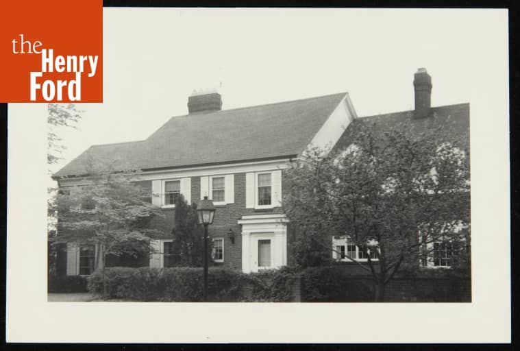 William Clay Ford and Martha Firestone Ford House in the Summer, 1949 ...