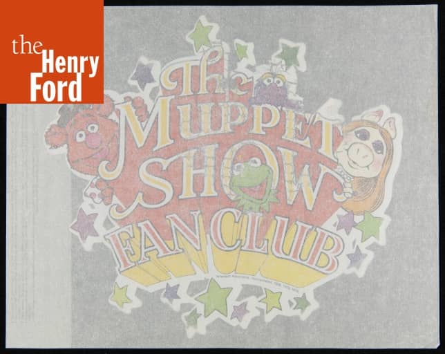 The Muppet Show Fan Club Logo Iron-On Transfer, circa 1978 - The Henry Ford