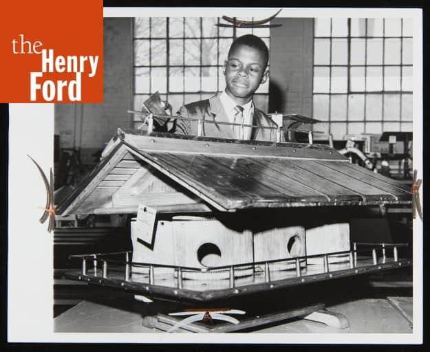 Kenneth Tate, age 14, Winner of a Birdhouse Building Contest, Belle ...