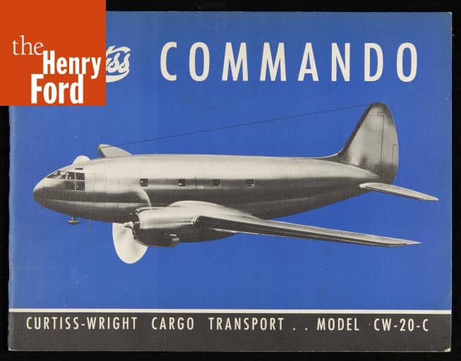 Curtiss-Wright Corporation. Airplane Division. Trade Catalog, "Curtiss ...