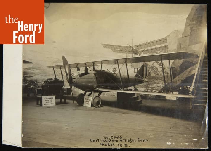 Curtiss Model K-12 Engine and Model 18-B Airplane, circa 1919 - The ...