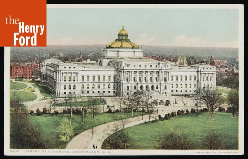 Postcard, "Library of Congress, Washington, D.C.," circa 1915 - The ...
