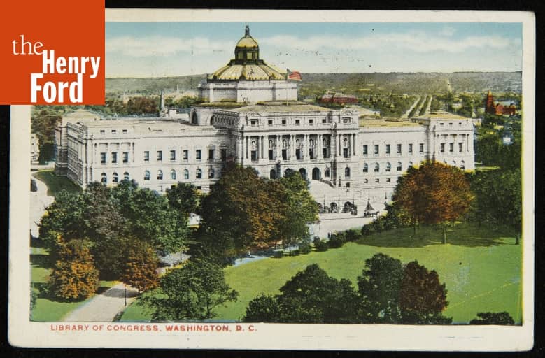 Postcard, "Library of Congress, Washington, D.C.," 1913-1918 - The ...