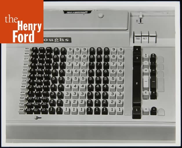 Burroughs Keyboard Equipment, April 6, 1961 - The Henry Ford