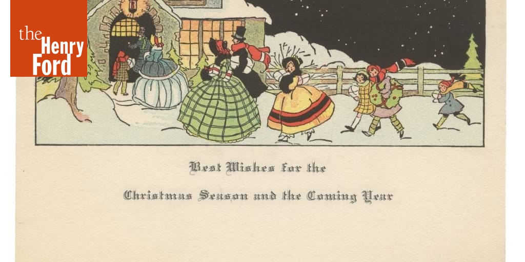 "Best Wishes for the Christmas Season and the Coming Year," 1927 - The ...
