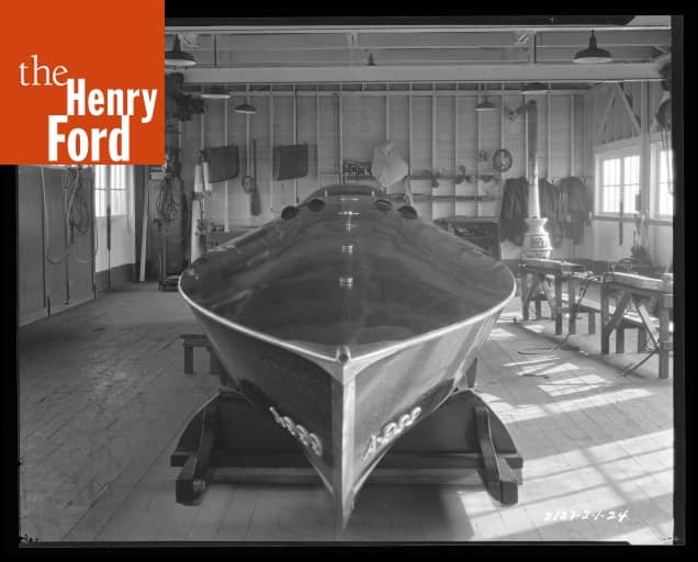 Edsel Ford's Speedboat, "Nine Ninety Nine," February 1924 - The Henry Ford