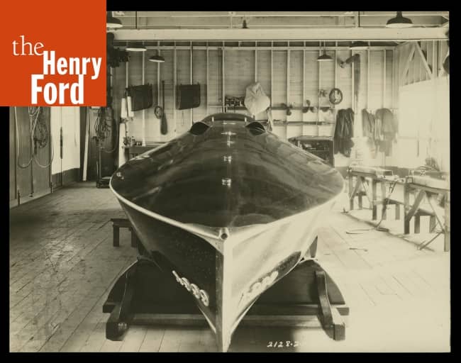 Edsel Ford's Speedboat, "Nine Ninety Nine," February 1924 - The Henry Ford