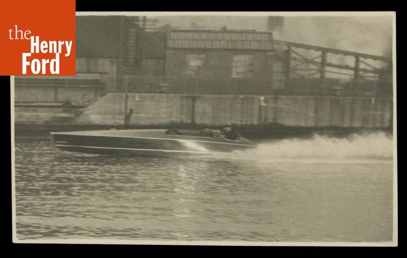 Edsel Ford's Speedboat, "Nine Ninety Nine," in the Ford Rouge Plant ...