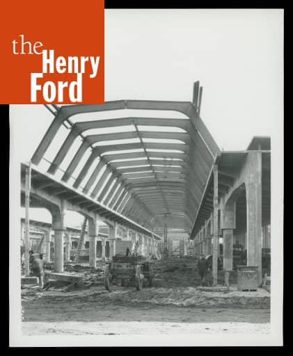 Construction Progress inside Henry Ford Museum, November 1929 - The ...