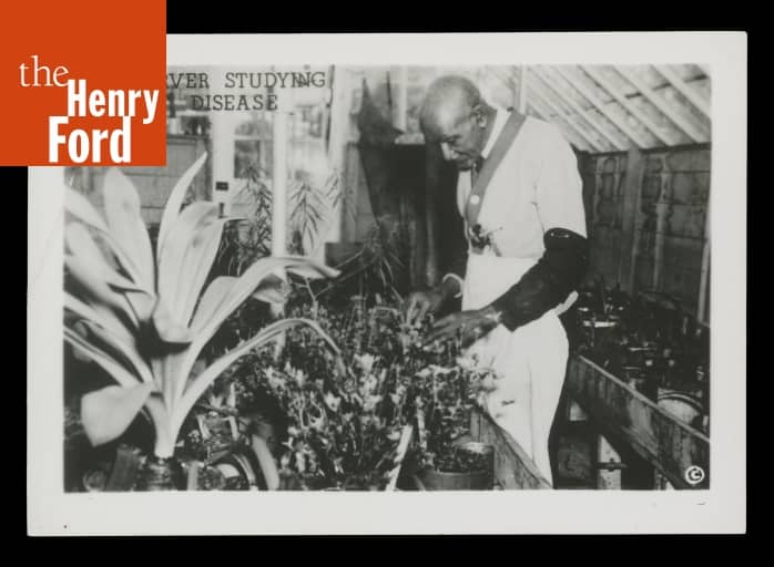 George Washington Carver in His Laboratory at Tuskegee Institute, "Dr ...