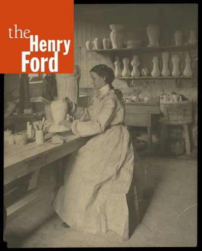 Mary Chase Perry Stratton at Pewabic Pottery, Detroit, Michigan, 1903 ...