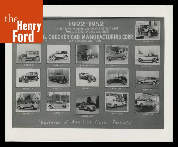 Checker Cabs--"Thirty Years of Continuous Taxicab Development," circa ...