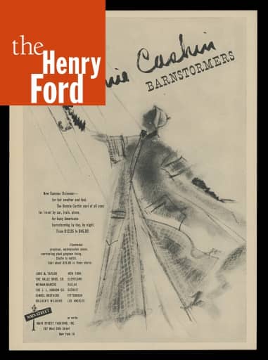 Advertisement for Summer Travel Rainwear, "Bonnie Cashin Barnstormers ...