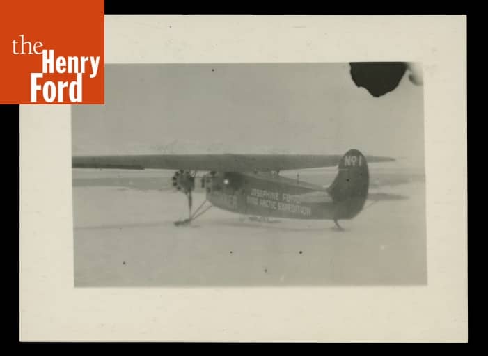 The Fokker Airplane "Josephine Ford" during the Byrd Arctic Expedition ...