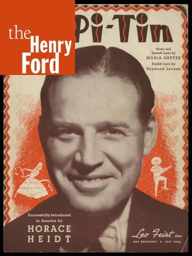 "Ti-Pi-Tin, the Sensational Waltz Song," 1938 - The Henry Ford
