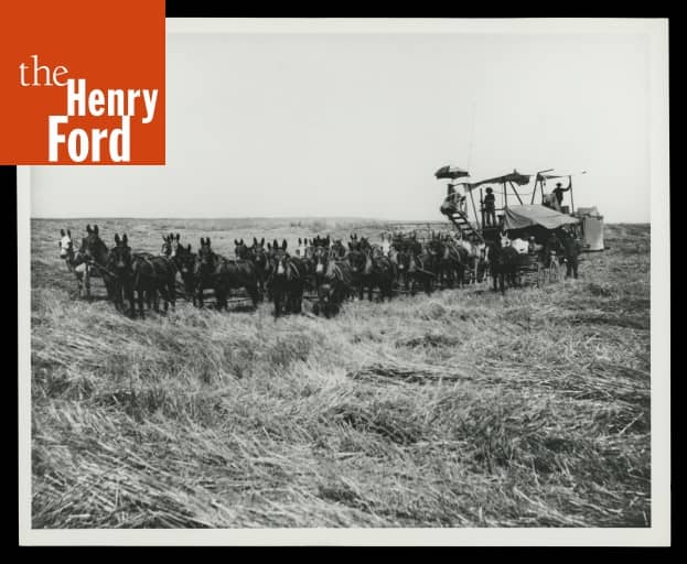 Holt Side-Hill Combine in the Palouse Hills, Washington, circa 1907 ...
