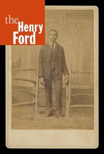 Young Man Standing in Front of a Studio Backdrop, 1870-1900 - The Henry ...