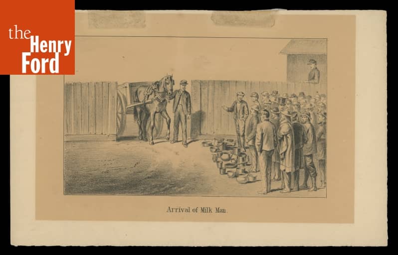 Lithograph, "Arrival of Milk Man," circa 1864 - The Henry Ford