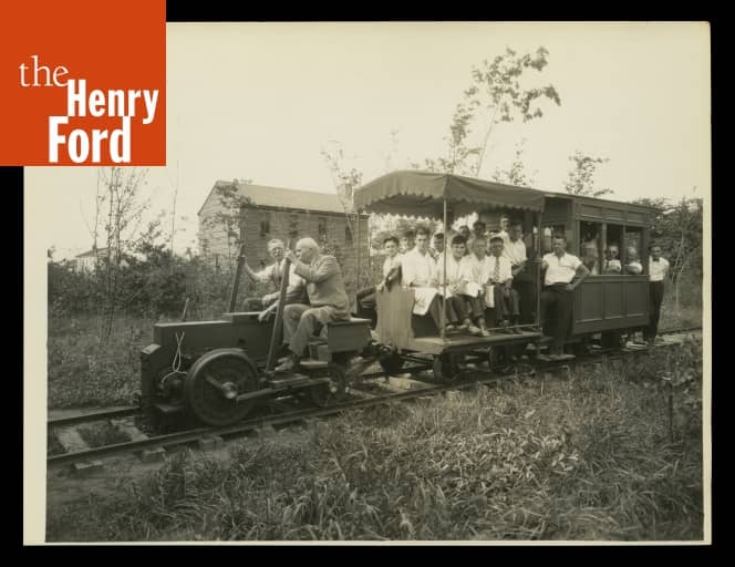 Francis Jehl Operating 1880 Edison Electric Locomotive in Greenfield ...