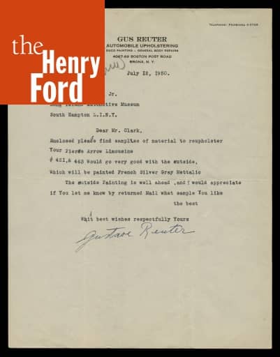 Letter from Gus Reuter to Henry Austin Clark, Jr., July 12, 1950 - The ...