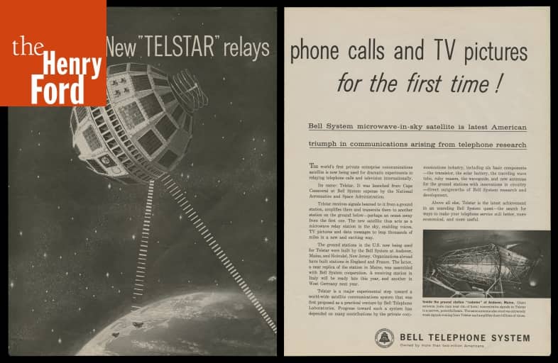 "New TELSTAR Relays," Bell Telephone System Advertisement, 1962 - The ...