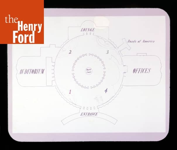 Plot Plan of the Ford Rotunda - The Henry Ford