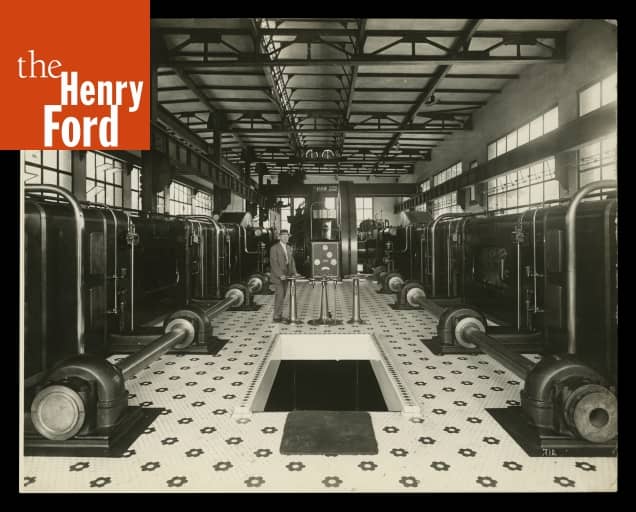 Gas-Steam Engines inside the Ford Motor Company Highland Park Plant ...