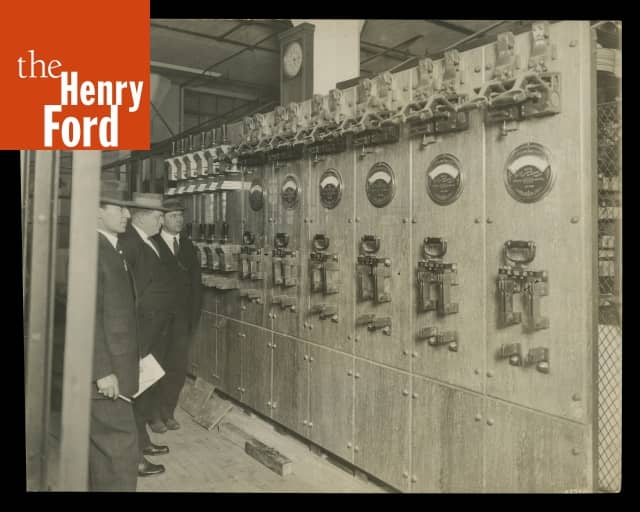 The Electrical Switchboard in the Ford Motor Company Highland Park ...