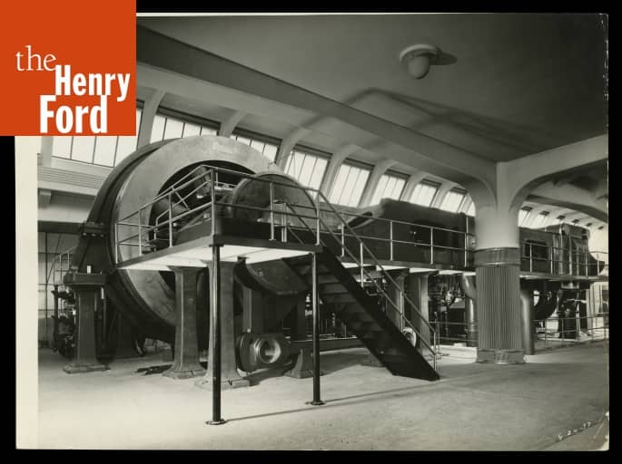 Gas-Steam Engine Used at the Ford Highland Park Plant, on Exhibit in ...