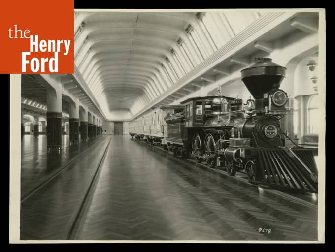 Steam Locomotive "Sam Hill" in Henry Ford Museum, November 1933 - The ...