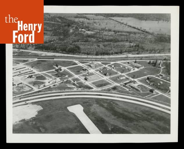 Aerial View of Greenfield Village and Fair Lane Estate, 1936 - The ...